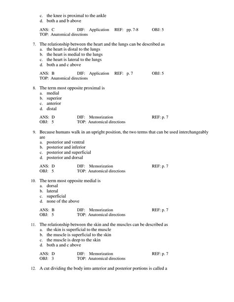 SOLUTION Test Bank For Structure Function Of The Body 16th Edition