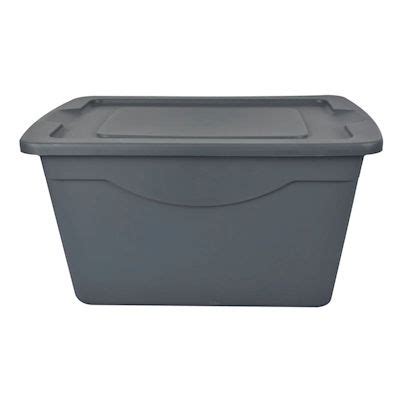 Caja De Pl Stico L Gris Cajas De Pl Stico Cajas De Almacenamiento