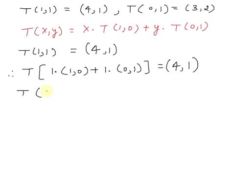 solved 2 1 tis a linear transformation with t r2 r2 t and 3 2 1 t find the standard matrix