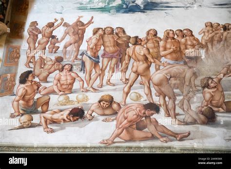 The Resurrection Of The Flesh Fresco By Luca Signorelli In Early