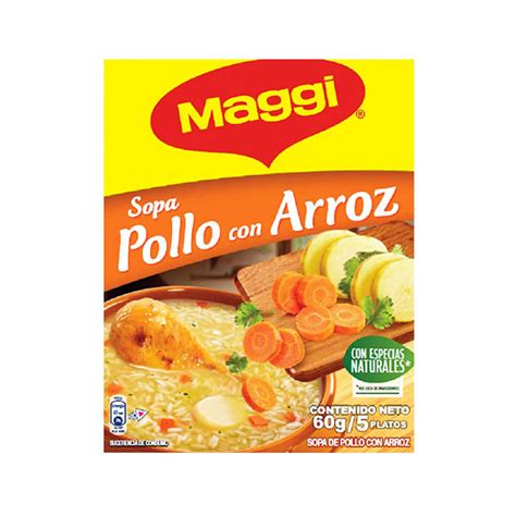 Sopa Pollo Y Arroz Maggi 60 Gr Supermercadosantamaria