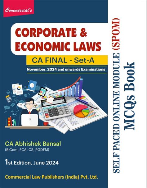 Corporate And Economic Laws Ca Final Set A Spom Mcqs Book