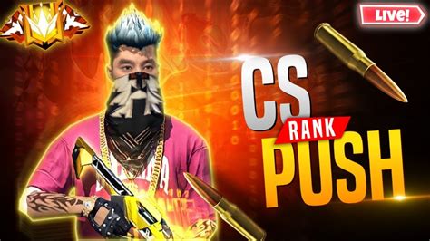CS RANK PUSH TO TOP 1 REGION FREE FIRE LIVE TELUGU AND HINDI