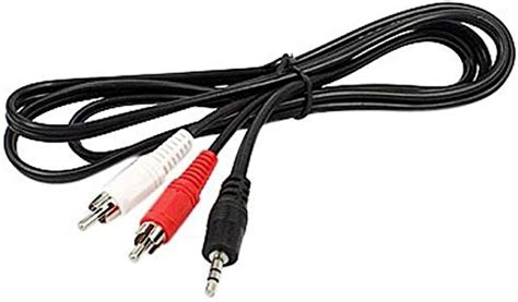 3 5mm Male To 2 RCA Male Stereo Audio Cable Buy Best Price In UAE