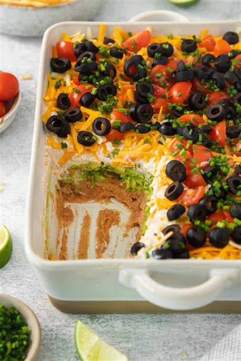 7 Layer Taco Dip BEST RECIPE Meaningful Eats