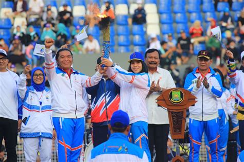 Porprov VI Banten 2022 Usai Pj Gubernur Banten Al Muktabar Cetak