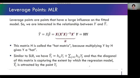 multiple linear regression diagnostics added variable plots youtube