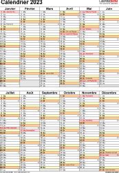 Calendrier Excel Word Et Pdf Calendarpedia Off
