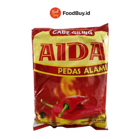 Jual Cabe Bubuk Aida Pedas Alami 500 Gr Shopee Indonesia