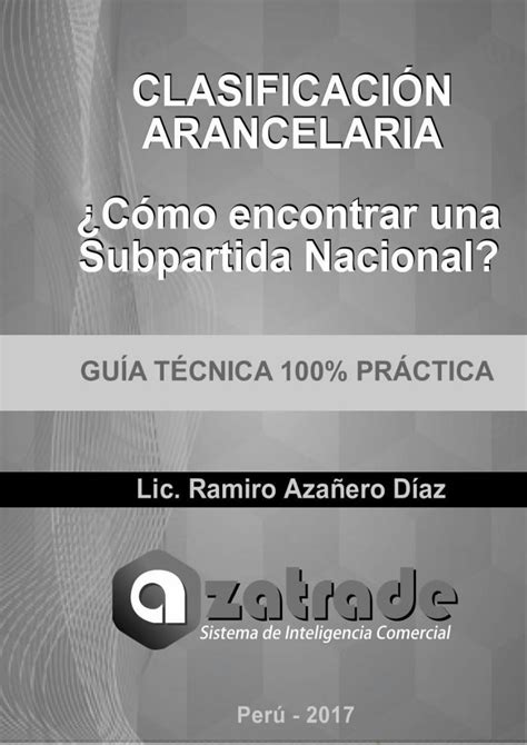 PDF 2 Guía para la Clasificación Arancelaria Cómo encontrar