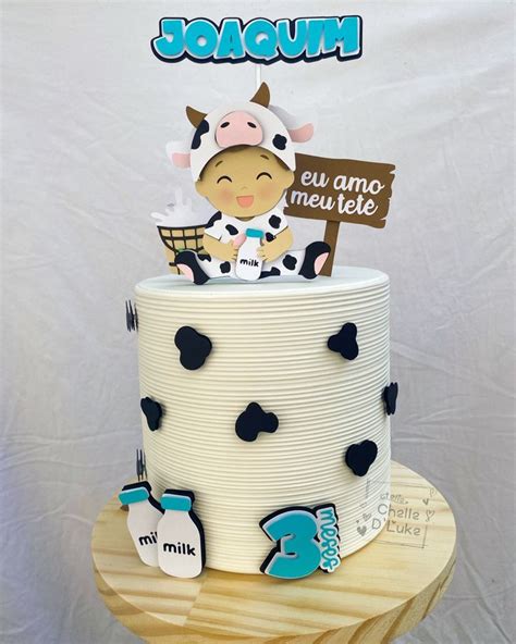 Topo Amo Tete Bolos Mesversario Bolo De Mesversario Simples Bolos