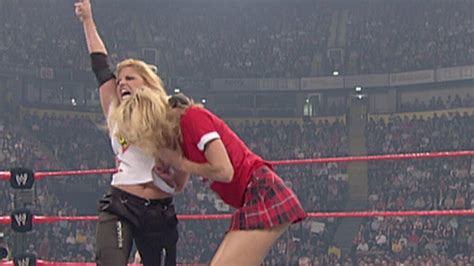 Trish Stratus Vs Stacy Keibler Raw October 11 2004 WWE