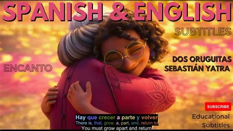 Sebastián Yatra Dos Oruguitas From Encanto ENG SUB Color Coded