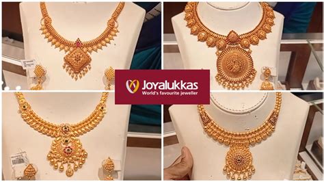 Joyalukkas Gold Necklace Collections Joyalukkas Cuddalore YouTube
