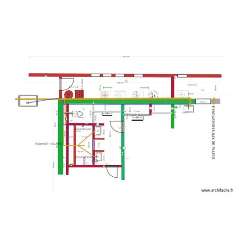 Modification PLOMBERIE Plan dessiné par JEAN DUPRELAT