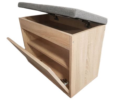 SCHOWEK NA BUTY Z SIEDZISKIEM SZAFKA SONOMA 60x43 SZAF30 60 43 DRZWI