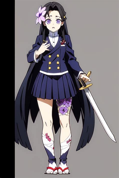 AI Art Demon Slayer OC Model Test 1 By CainnAngell PixAI