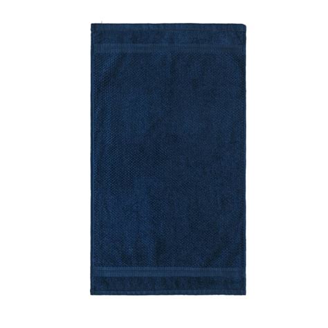 Toalla Medio Baño Sola Gamuza Azul Marino 79 x 139 cm Bodega Aurrera