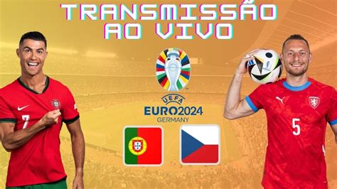 PORTUGAL X REPÚBLICA TCHECA AO VIVO IMAGEM DA CABINE EUROCOPA 2024