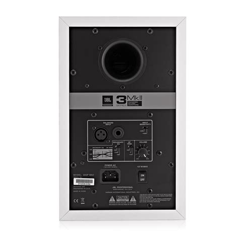 JBL 305P MKII Studio Monitor White Secondhand At Gear4music
