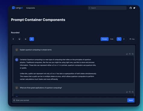 LangUI Build An AI Assistant UI With TailwindCSS