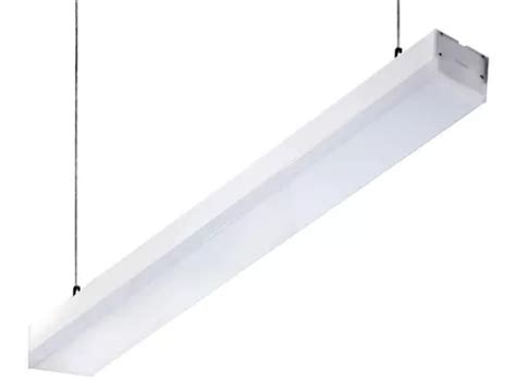 L Mpara Lineal Barra Led Colgante W Luz Neutra K Color Blanco