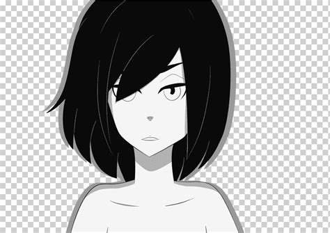 Ceja pelo negro pestañas ilya kuvshinov cara pelo negro monocromo