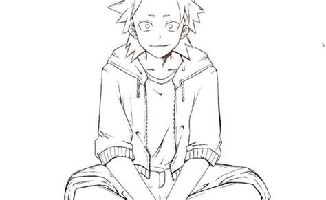 Kirishima Eijirou Coloring Pages