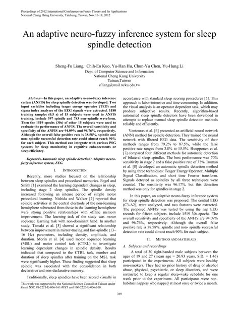 pdf an adaptive neuro fuzzy inference system for sleep spindle detection