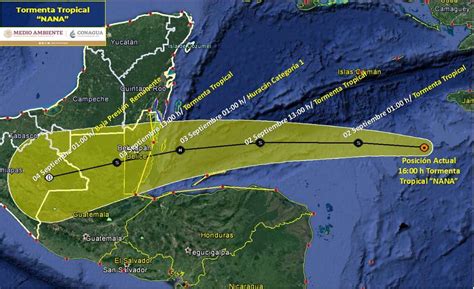 Emiten Alerta Azul En Quintana Roo Por Tormenta Tropical Nana