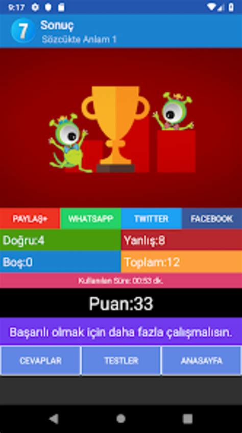 S N F Testleri T M Dersler Para Android Descargar