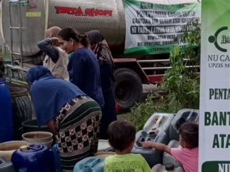 Total 576 Ribu Liter Air Bersih Disalurkan NU Care LAZISNU Cilacap