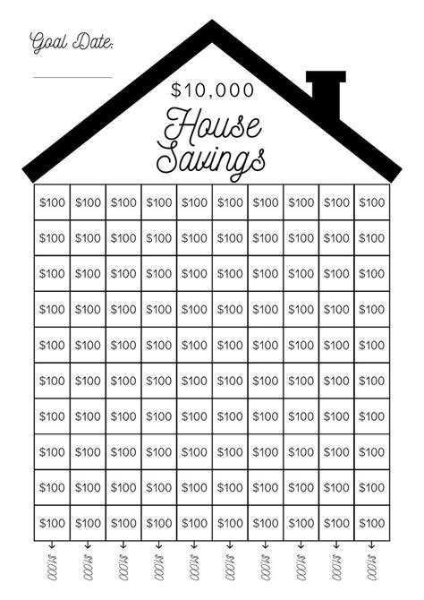 Free Printable Savings Tracker Coloring Pages