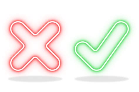 Imagens Cruz Neon E Sinal De Marca De Sele O Png E Vetor Fundo