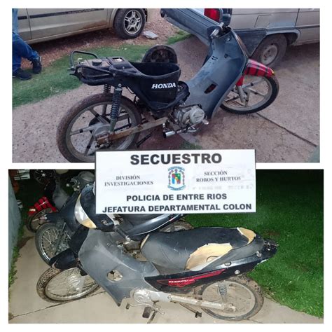 Se Recuperaron Dos Motos Que Hab An Sido Robadas Infopalmares