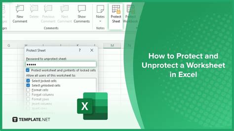 How To Protect And Unprotect A Worksheet In Excel Worksheets Library