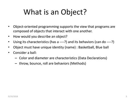 introduction to object oriented program design ppt download