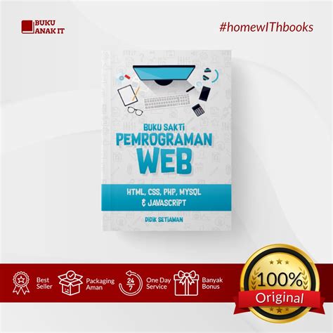 jual buku sakti pemrograman web html css php mysql javascript didik setiawan shopee indonesia