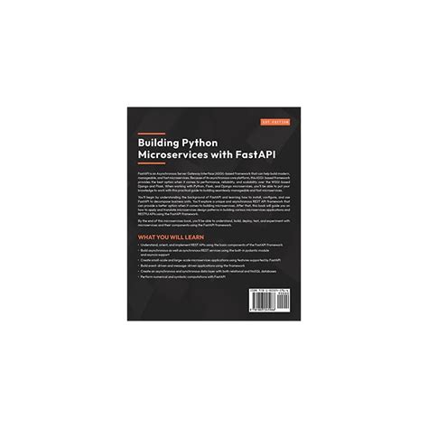 buy building python microservices with fastapi build secure scalable and structured python