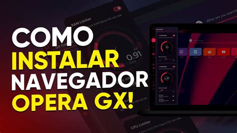 Como BAIXAR INSTALAR E CONFIGURAR O NAVEGADOR GAMER Opera GX Em 2023