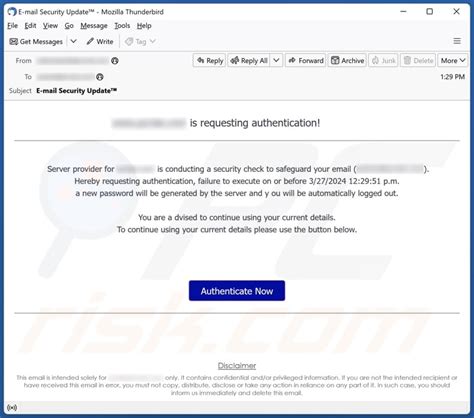 Authentication Request Email Scam Removal And Recovery Steps Updated