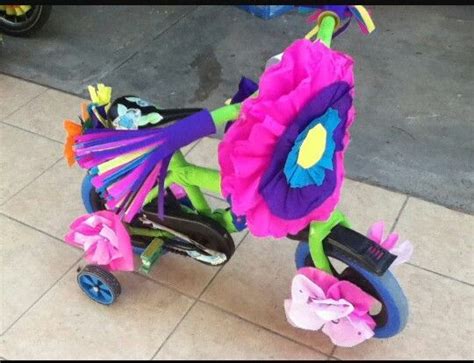 Como Decorar Un Triciclo Para Desfile De Primavera 2019 Manualidades