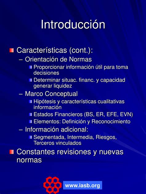 Ppt Las Niif Normas Internacionales De Informaci N Financiera