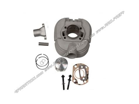 Cylindre piston sans culasse 74cc ITALKIT bi segment aluminium Ø47