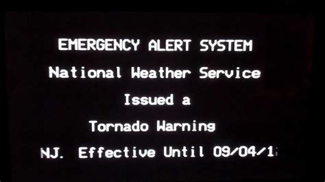 RARE Tornado Warning ON TV YouTube