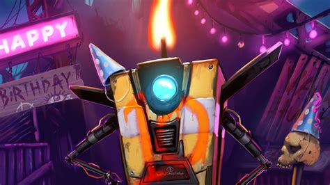 X Claptrap Borderlands X Resolution Hd K Wallpapers