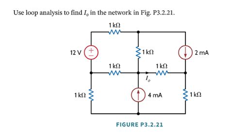 Solved Use Loop Analysis To Find I0 In The Network In Fig Chegg