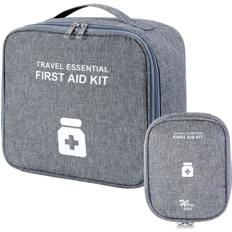2 Pièces Trousse de Premiers Soins Trousse de Premiers Secours Vide