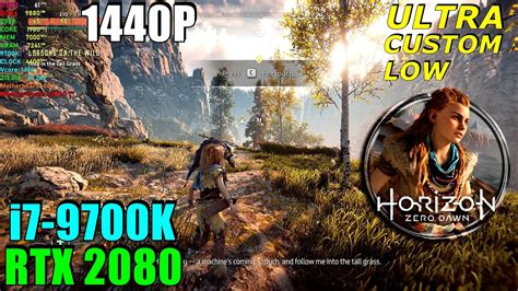 Horizon Zero Dawn RTX 2080 9700K 4 6GHz Max Settings 1440P YouTube