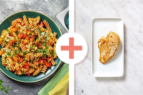 Roasted Veggie And Chicken Pasta Recipe HelloFresh